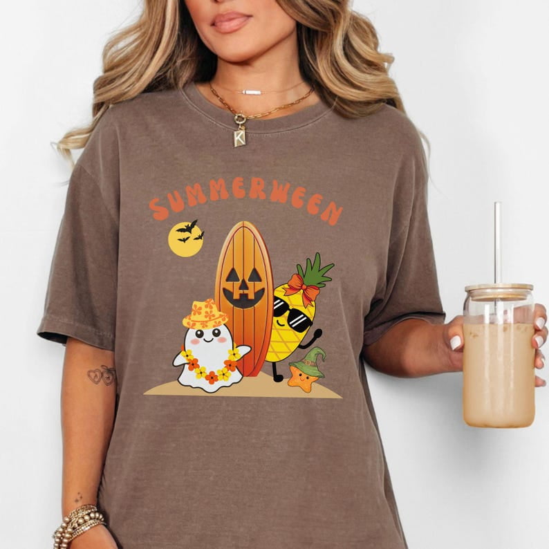 Summerween Tshirt - Spooky Summer Tee - Halloween Summer - Spooky ...