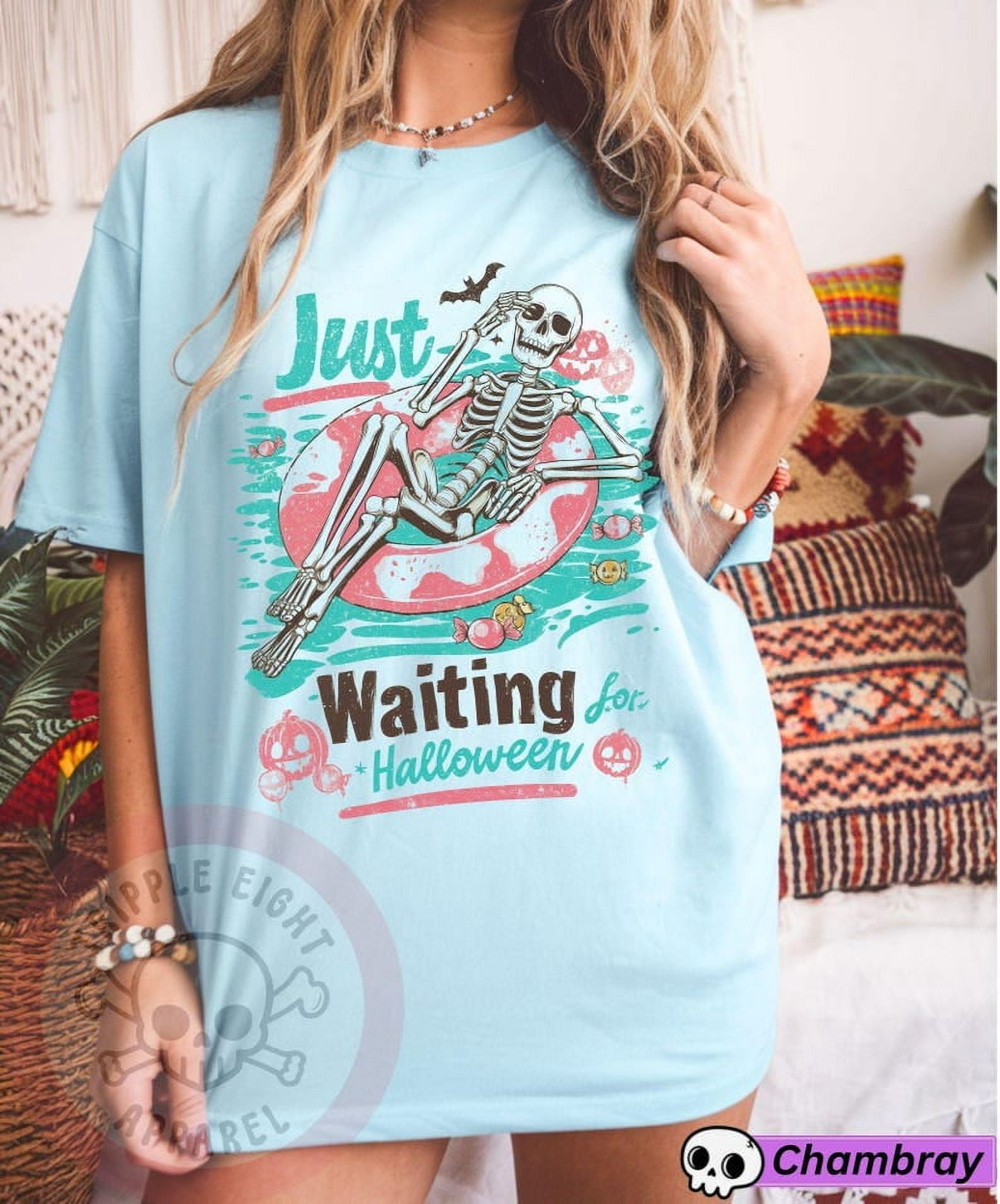 Summerween Tshirt, Summer Skeleton, Spooky Summer Tee, Vacation Shirt ...