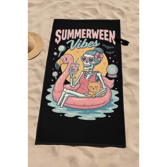 Halloween Beach Towel