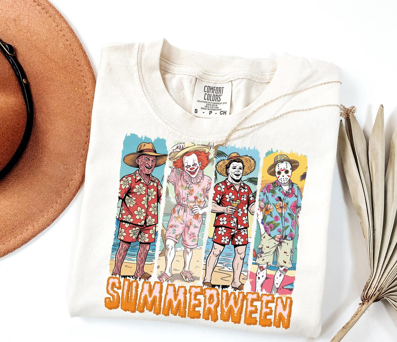 Summerween tshirt, Horror Characters tshirt, Funny Horror Summer tshirt ...