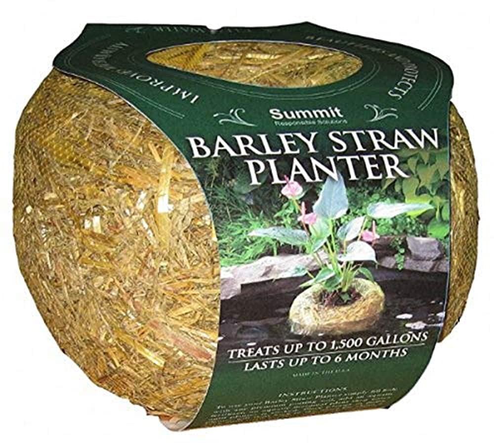 Summit 1139 Clear Water Barley Straw Planter Treats up to 1500 Gallons ...
