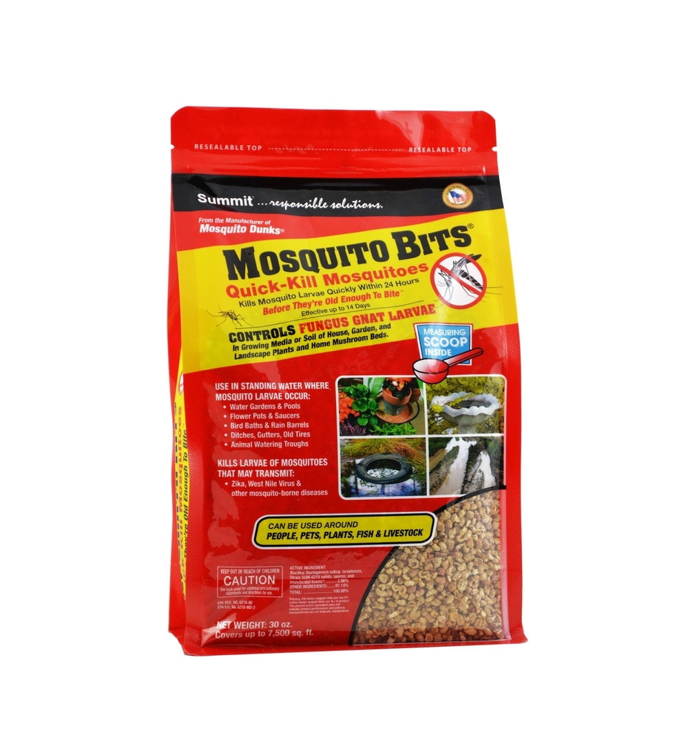 Summit 117-6 Mosquito Bits Organic Insect Killer Granules, 30.5 oz ...