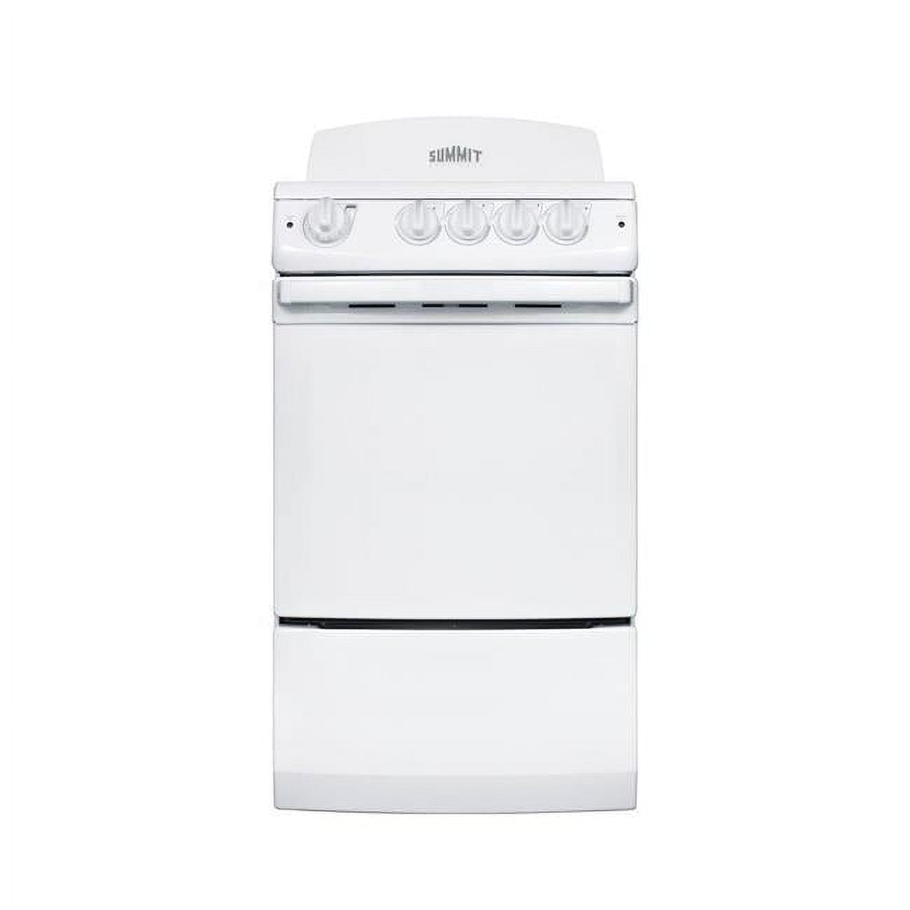Summit 20 in. Wide Electric Range, White with Coil Elements - Replaces ...