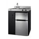 Summit 30 x 24 in. All-in-One Kitchenette with 2-Burner 115V Coil ...