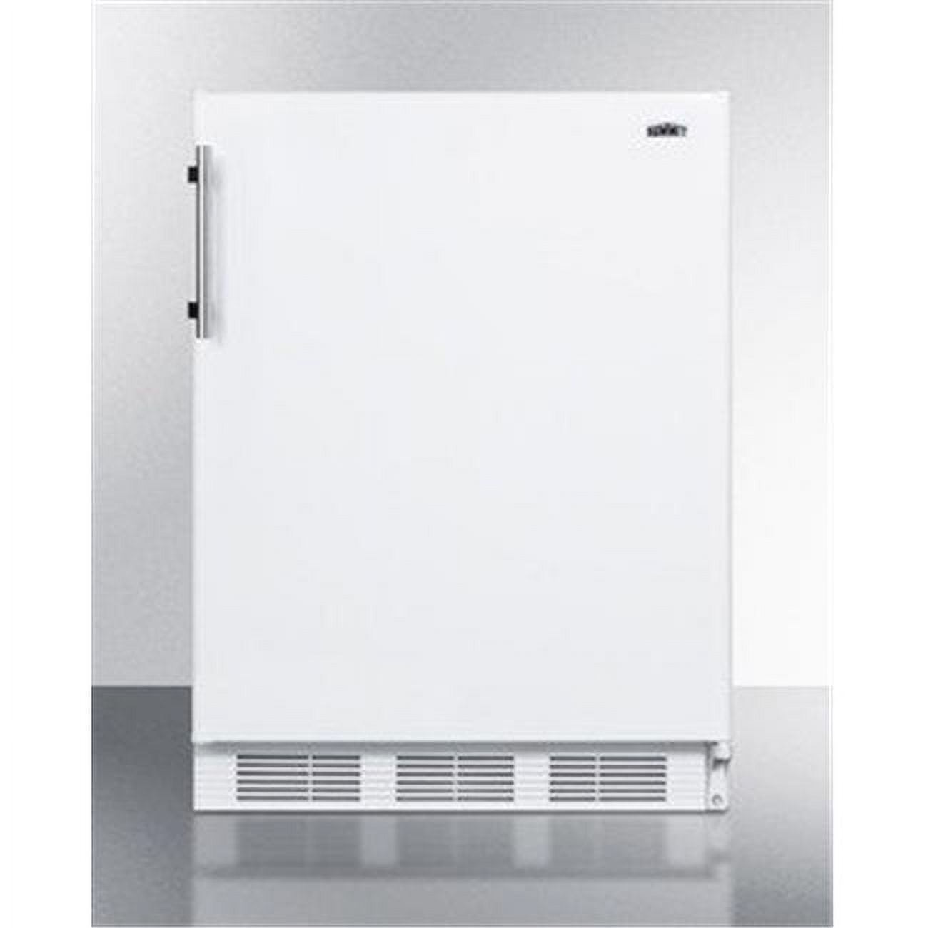 Summit FF61ADA 24 ADA Compliant Freestanding Compact Refrigerator with ...