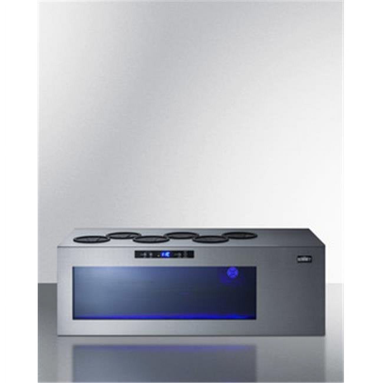 Summit Appliance Stainless Steel Open Bottle Wine & Champagne Cooler ...