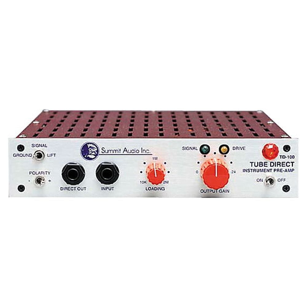 Summit Audio TD-100 Instrument Preamp and Tube Direct Box - Walmart.com