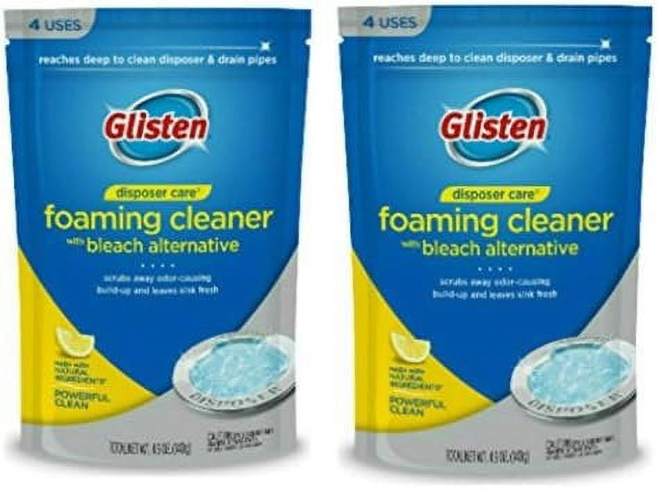 Summit Brands Glisten Garbage Disposer Care Foaming Cleaner 2 Pack ...