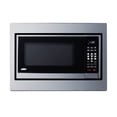 Summit Built-in Microwave with Trim Kit, Fits 24 Inch Spaces 1.2 cu.ft ...