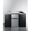 All-in-one combination kitchenette with refrigerator-freezer, sink ...