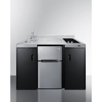"Summit 54"" Wide Modern All-In-One Kitchenette with Storage, Right ...