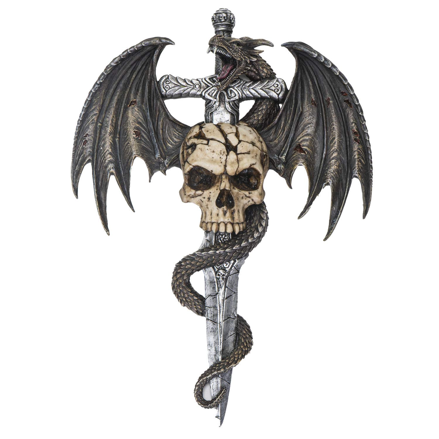 Summit Collection Spiral Draco Dragon Skull Dagger Fantasy Gothic ...