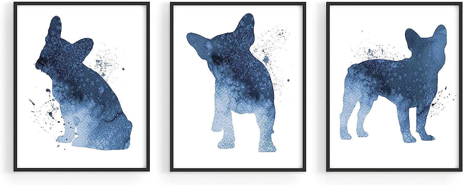 Summit Designs French Bulldog Poster Prints, Bulldog print, Art Bulldog ...