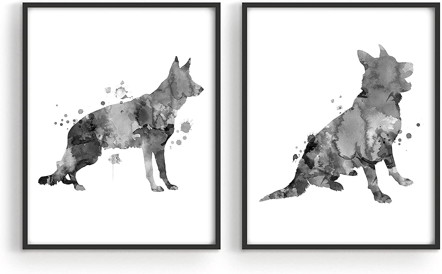 Summit Designs German Shepherd Watercolor Dog Puppy Wall Art Decor ...