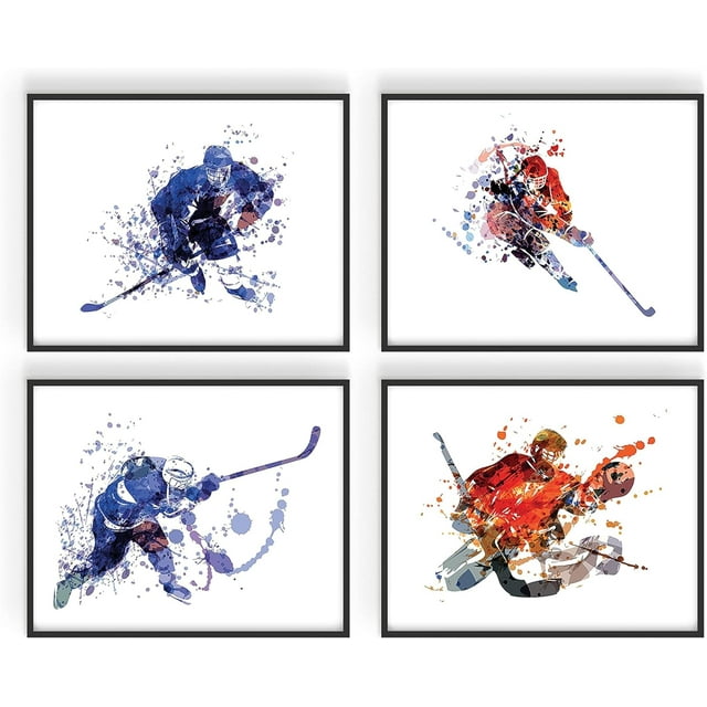 Summit Designs Hockey Wall Art Prints, Hockey Posters, Hockey Room ...