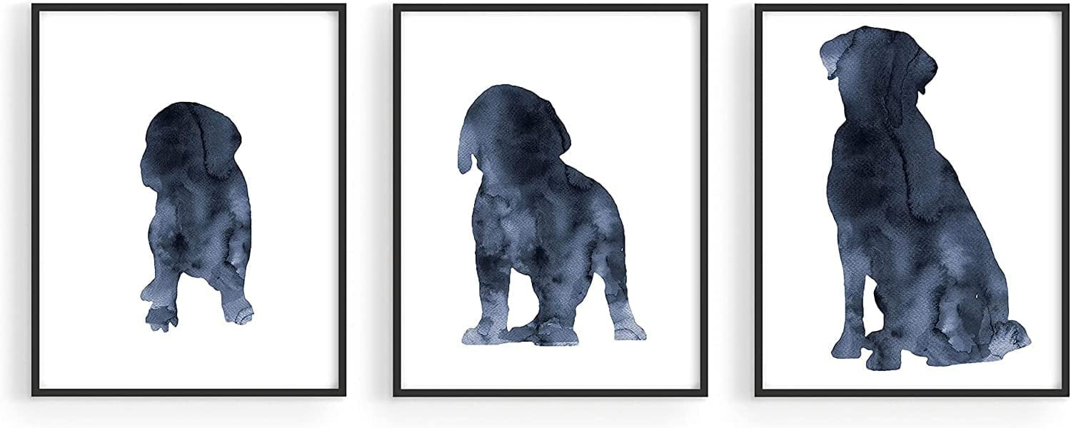 Summit Designs Labrador Retriever Black Lab Wall Art Decor Prints - Set ...