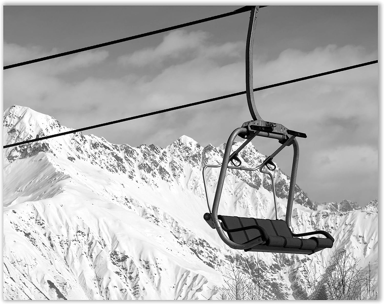 Summit Designs Ski Lift Winter Wall Art Decor Prints - Single (11x14 ...