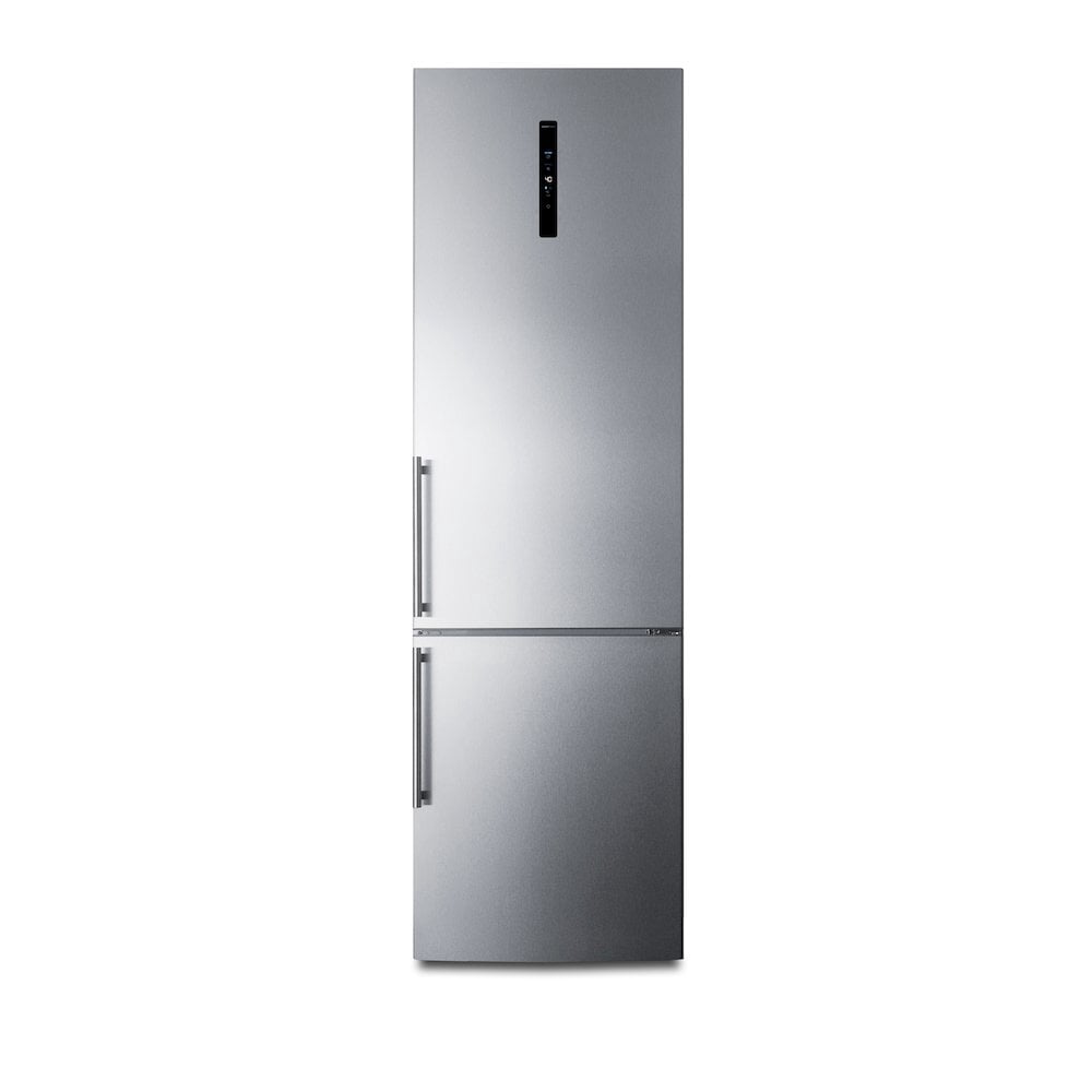 Free Shipping! \Summit 24\\ Counter Depth Stainless Steel Fridge with ...