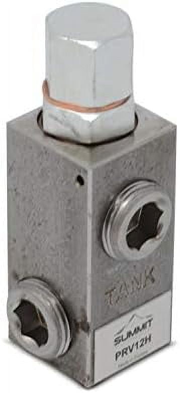 Summit Hydraulics Hydraulic Relief Valve, Adjustable High Pressure, 20 ...