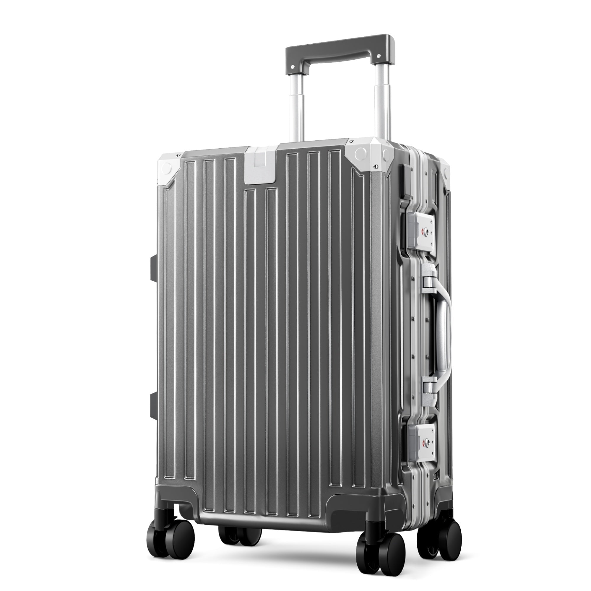MF Studio 20 inch Carry on Luggage, Lightweight PC Hardshell Zipperless ...