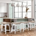 Summit Living 24’’ Counter Height Wood Bar Stools Set of 4 for Kitchen ...