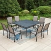 WestinTrends Malibu 5 Piece Outdoor Dining Set, All Weather Poly Lumber ...