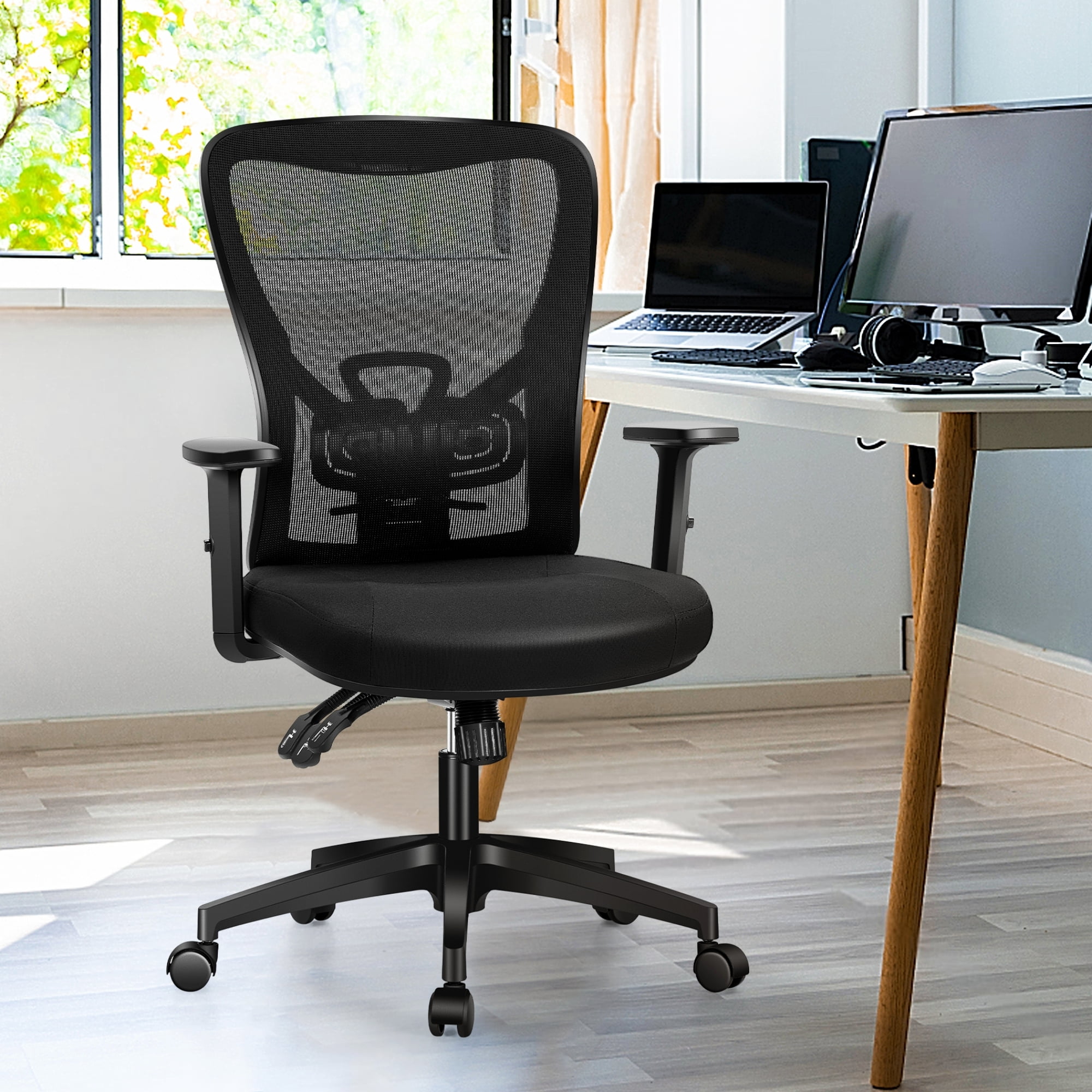Summit Living Ergonomic Swivel Office Chair, Breathable High Back Mesh ...