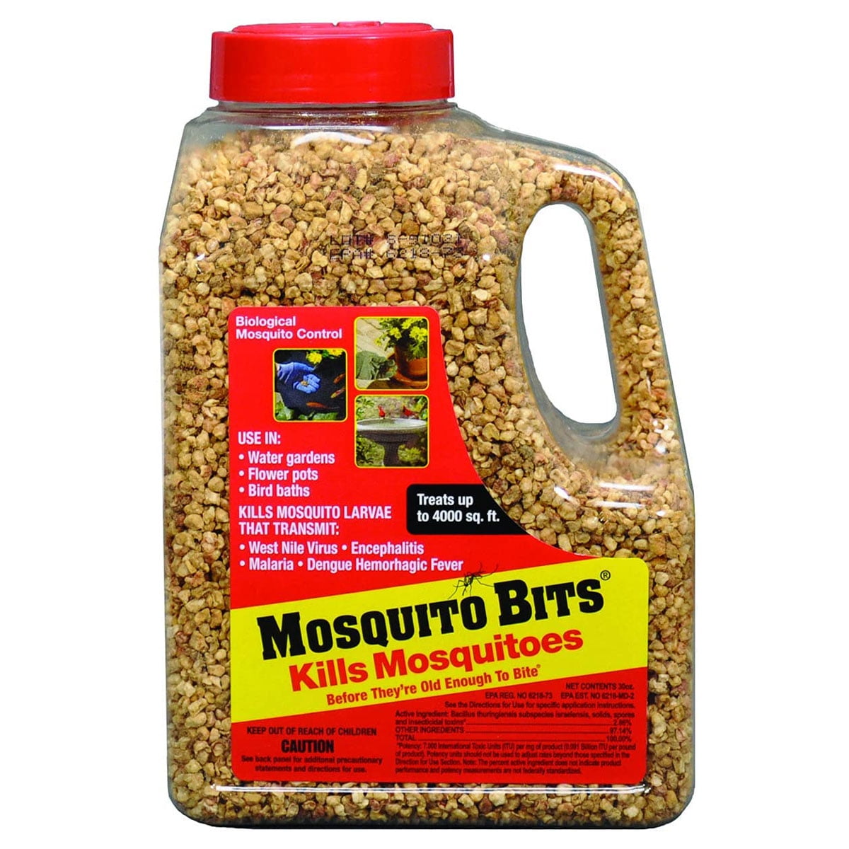 Summit Mosquito Bits Quick-Kill Mosquito, Kills Mosquitoes Larvae, 30 ...