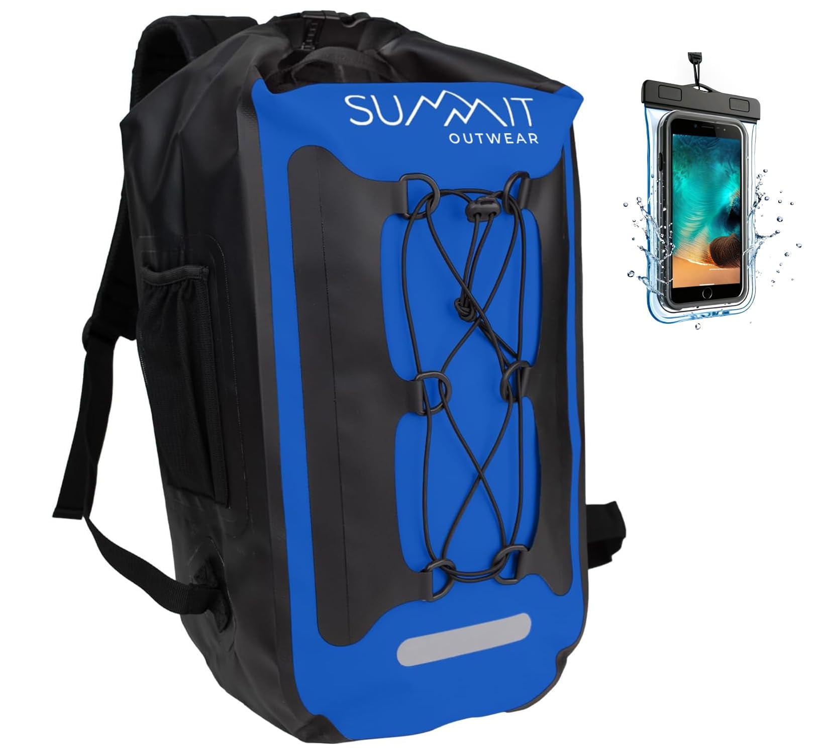 Summit Outwear Waterproof Backpack, Dry Bag Backpack with Roll Top ...