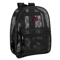 Bravo! Mesh Transparent See Through Backpack - Black - Walmart.com