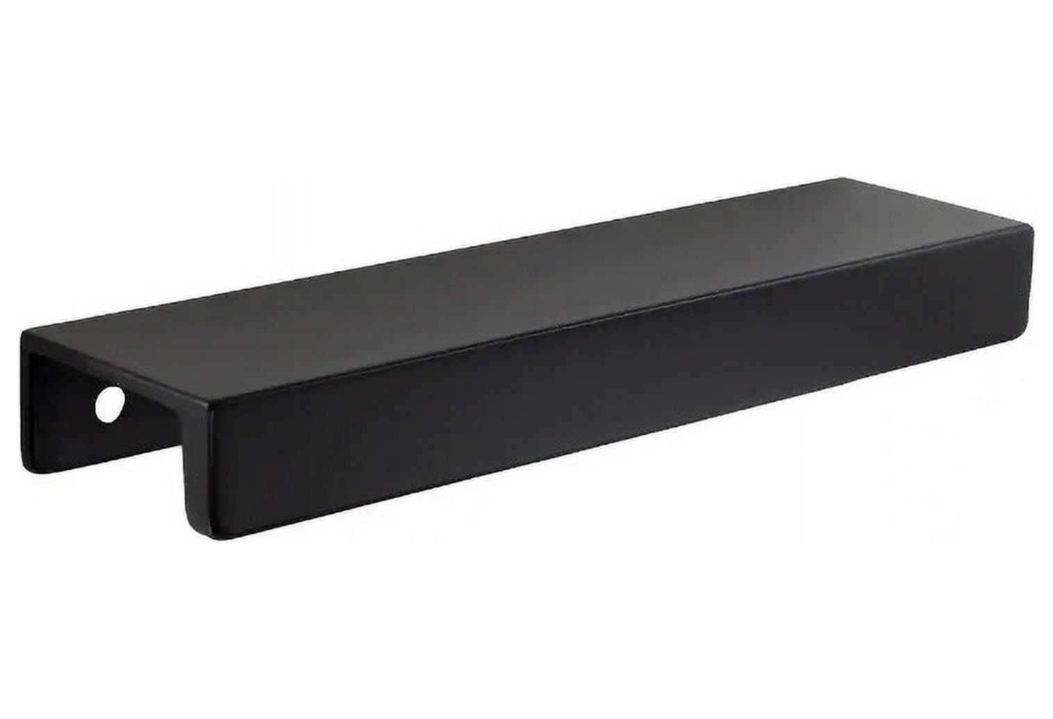 Sumner Street Martin 5 in. Center to Center Matte Black Lip Drawer Pull ...