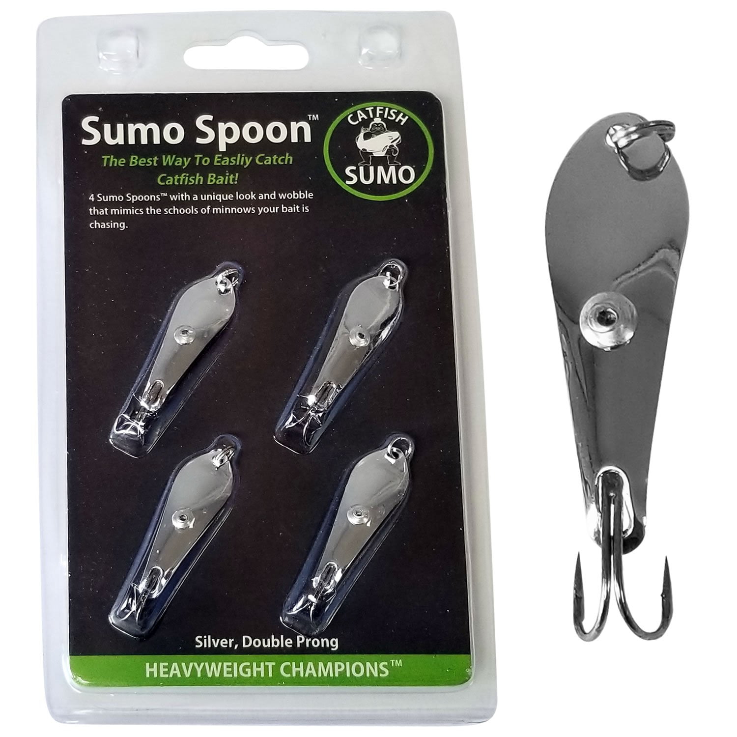 Sumo Spoon - Fishing Bait Spoon for Catfishing, Skipjack, White Bass ...