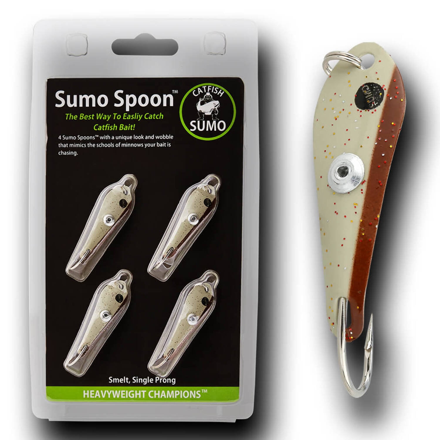 Sumo Spoon: Catfish Sumo's Bait Fishing Tool for Catfish, Striped ...