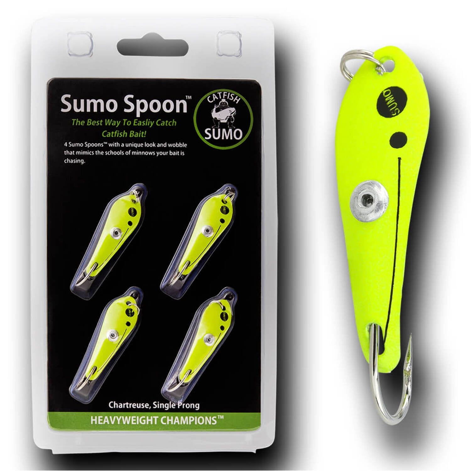 Sumo Spoon - Catfishing Bait Spoon for Skipjack, White Bass, Striped ...