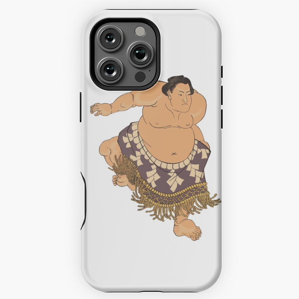 Sumo Wrestler Japanese Vintage Artwork Protective and Compatible iPhone ...