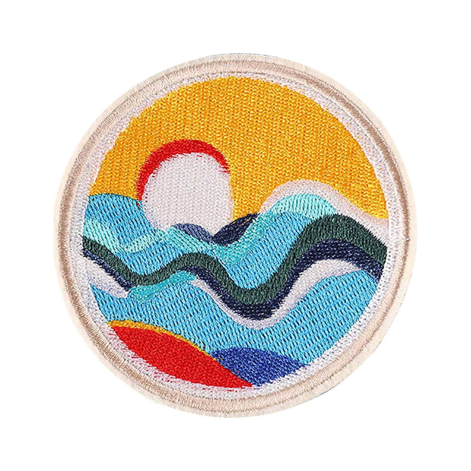 Sumovey Diy Cloth Patch, Embroidered Fabric Label Diy Fabric Sticker ...