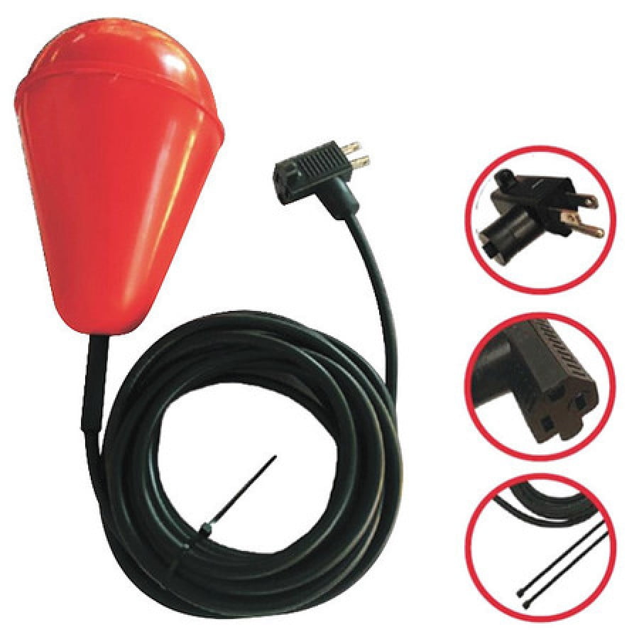 Sump Alarm Heavy Duty Float Switch,with 20 ft Cable - Walmart.com