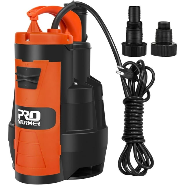 Free Shipping! Sump Pump, 3500 GPH 1HP Submersible Clean/Dirty Water ...