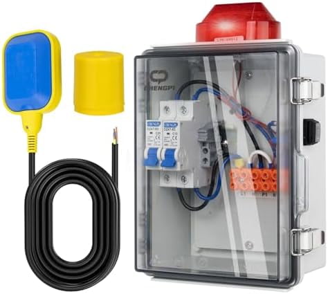 Sump Pump Alarm - High Water Septic Tank Alarm with 110dB Loud Alarm ...