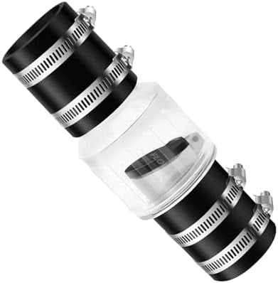 Sump Pump Check Valve 1 1/2 Inch-Silent Check Valve with Spring-Loaded ...