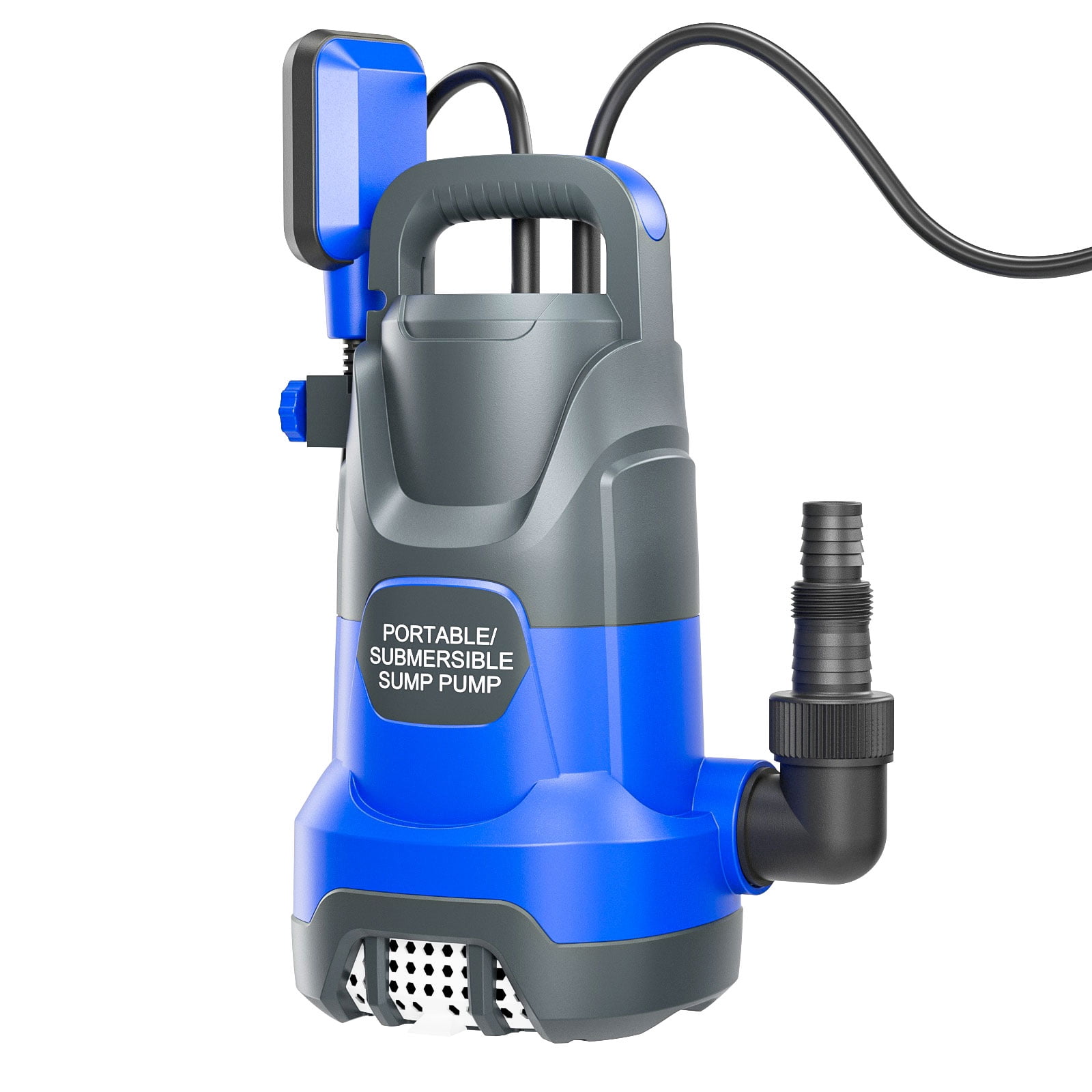Sump Pump Submersible Water Pump 1HP 3700GPH with Float Switch Portable ...