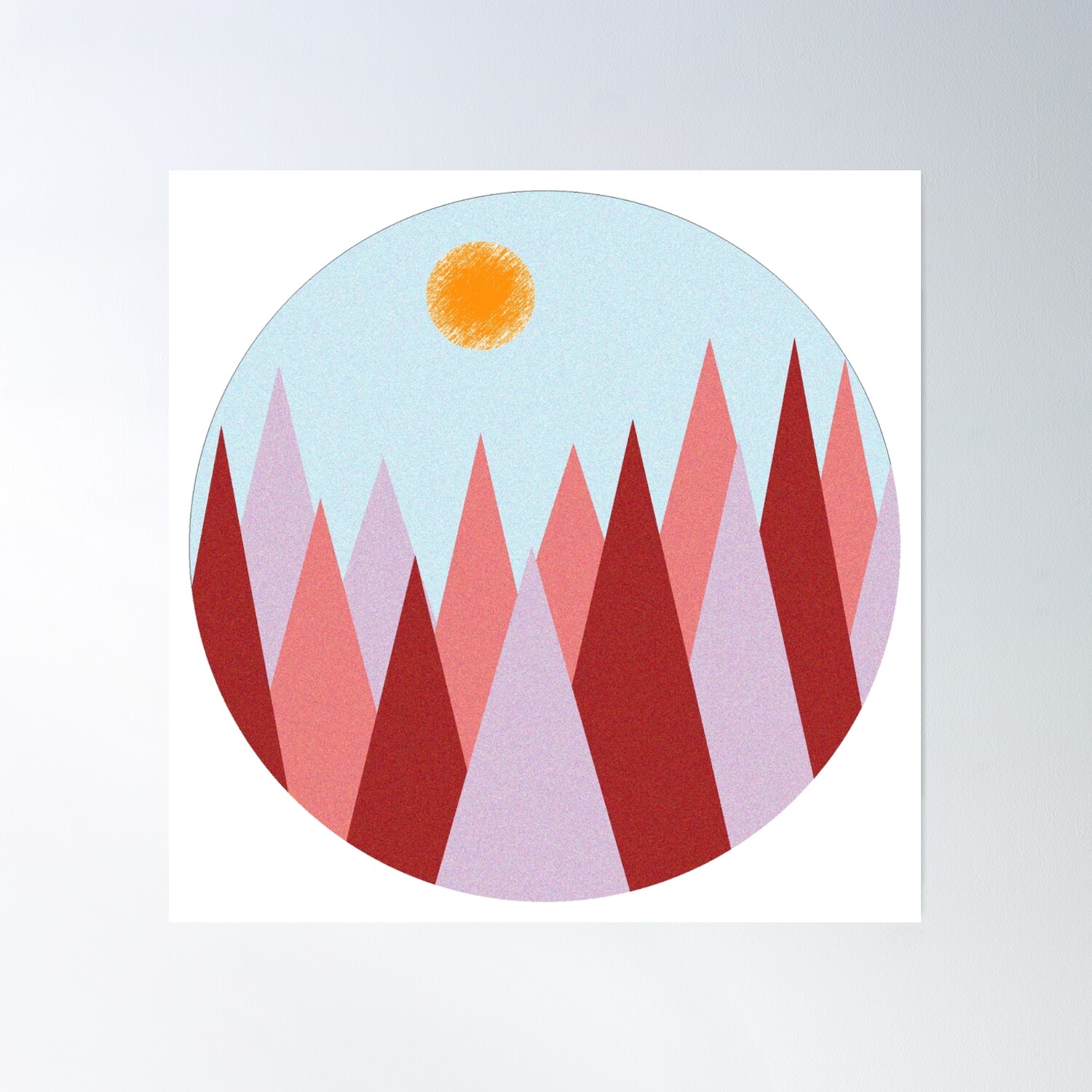 Sun Above Poster Wall Art, Modern Wall Decor, 16x16 UNFRAMED - Walmart.com