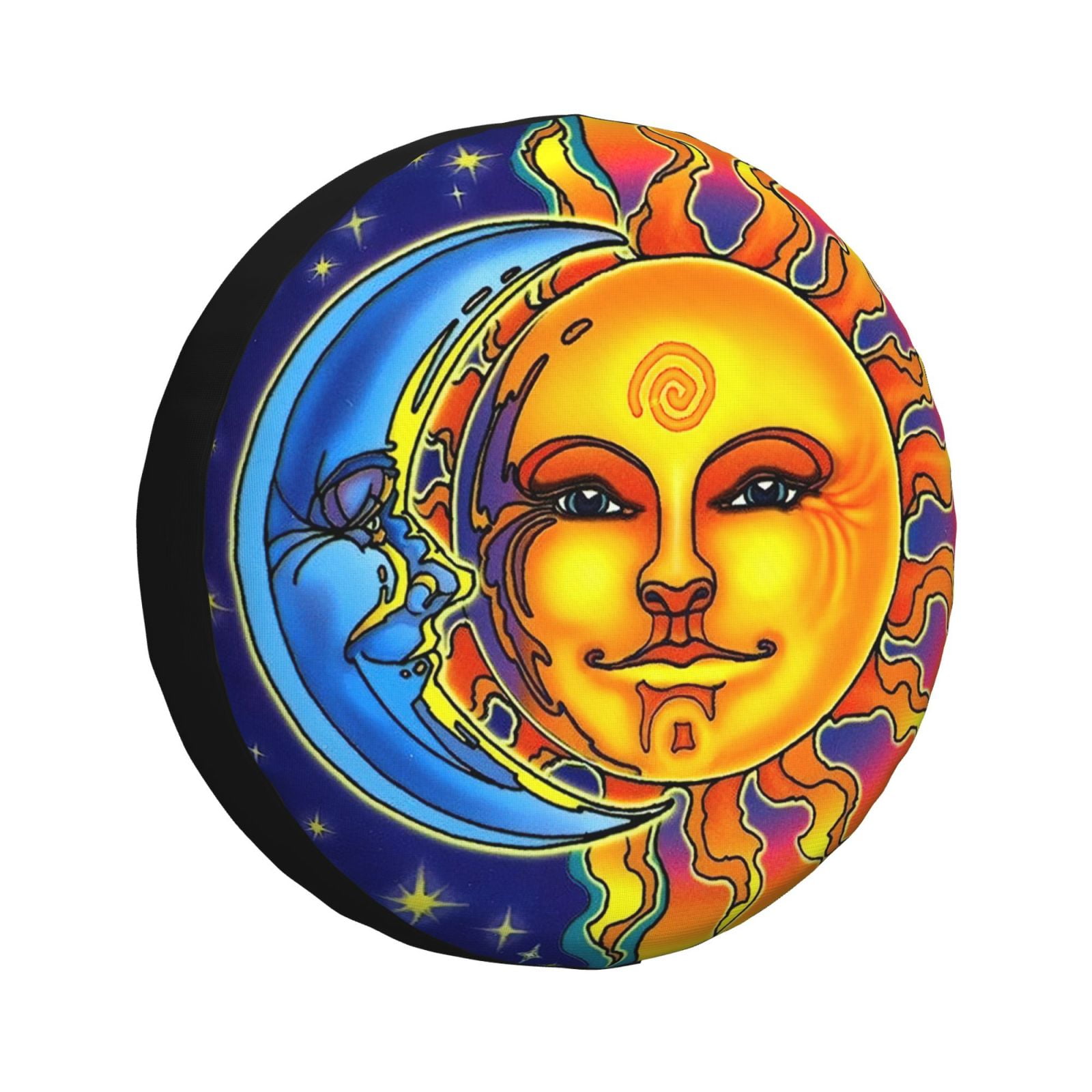 Sun And Moon Tire Cover 17" Wheel Protectors Tyre Covers Weatherproof ...