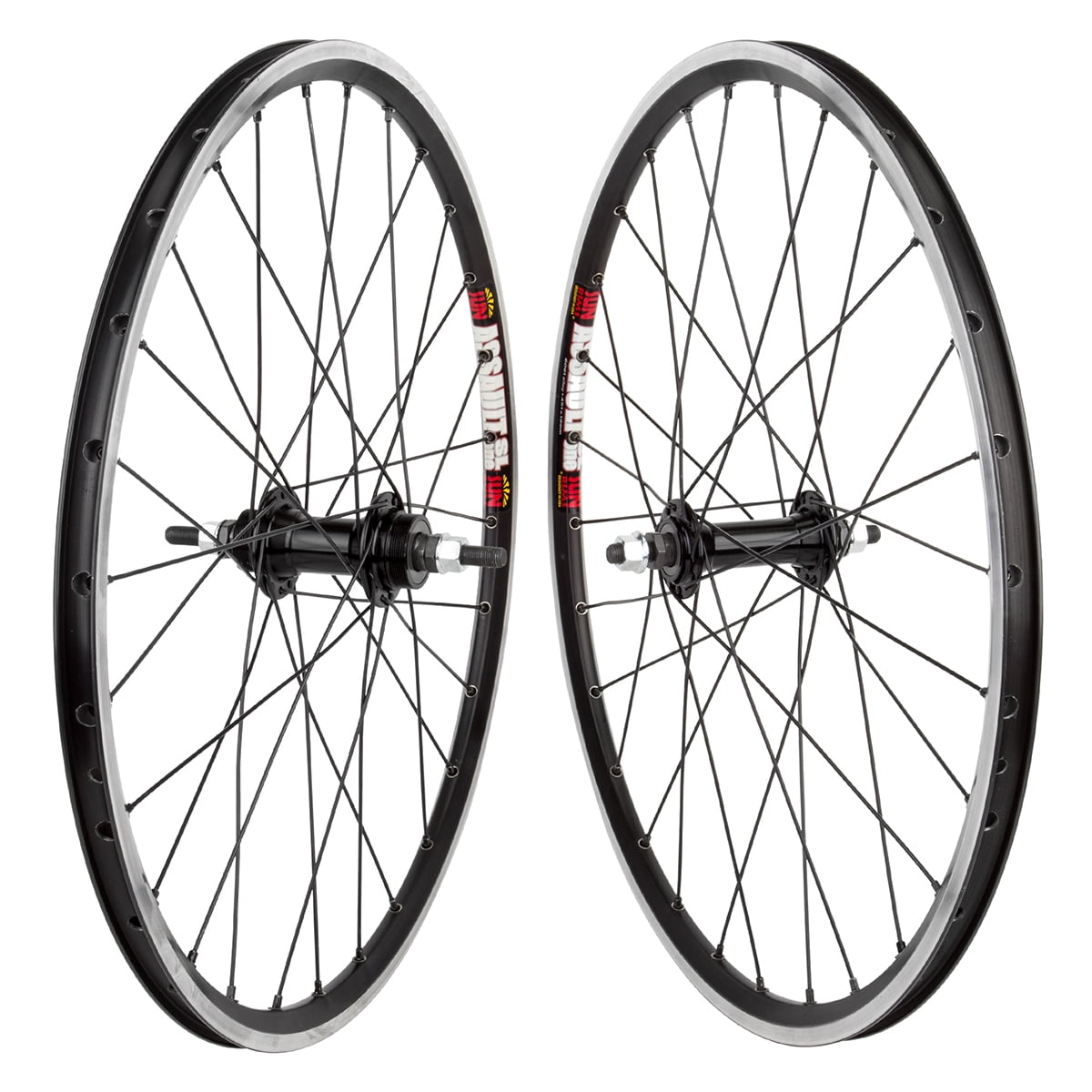 Sun Assault BMX Wheelset 20x1-1/8 Silver 28-Hole - Walmart.com