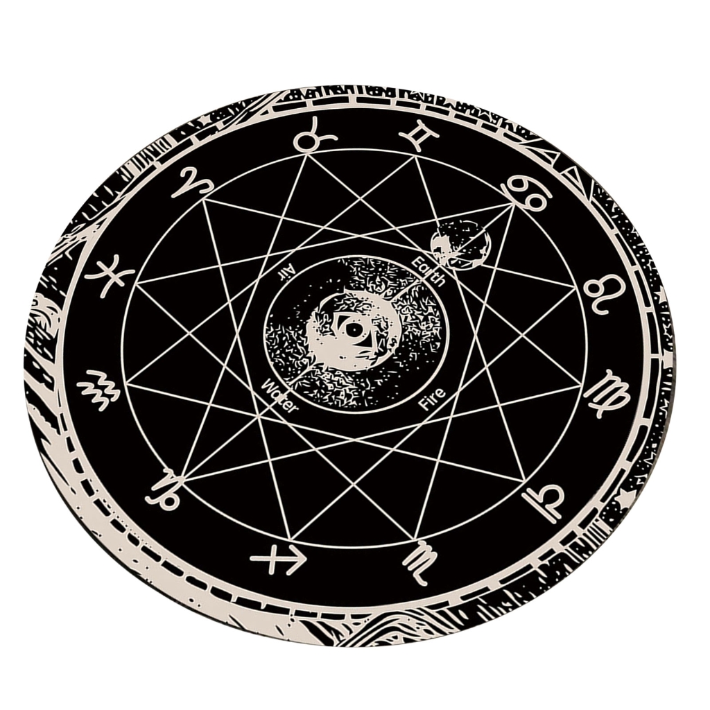 Sun Astrology Pendulums Mat Tarots Rubber Tablecloth Desk Decoration ...