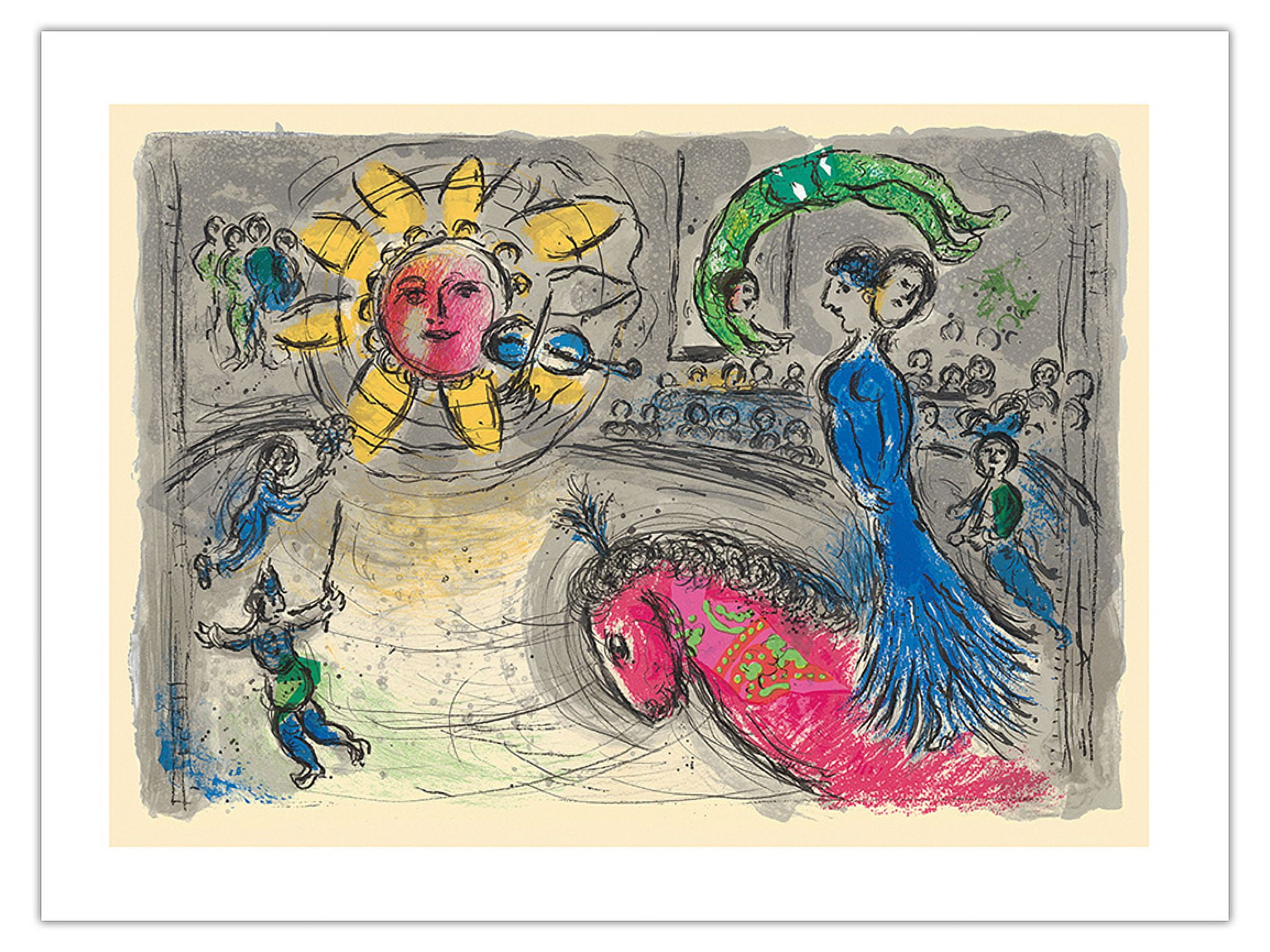 Sun At The Red Horse Circus (Soleil Au Cheval Rouge) - From an Original ...