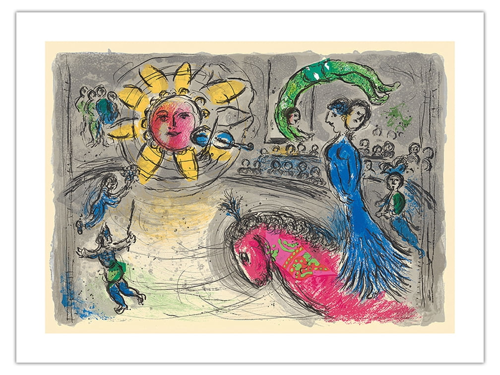 Sun At The Red Horse Circus (Soleil Au Cheval Rouge) - From an Original ...
