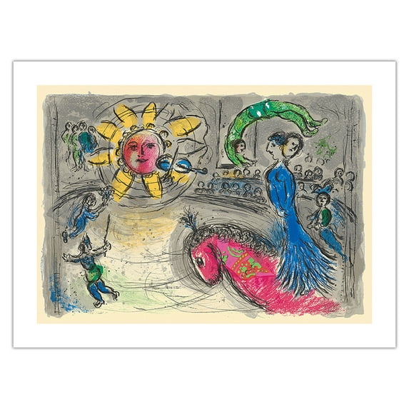 Sun At The Red Horse Circus (Soleil Au Cheval Rouge) - From an Original ...