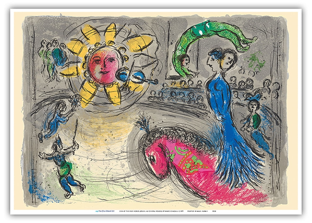 Sun At The Red Horse Circus (Soleil Au Cheval Rouge) - From an Original ...