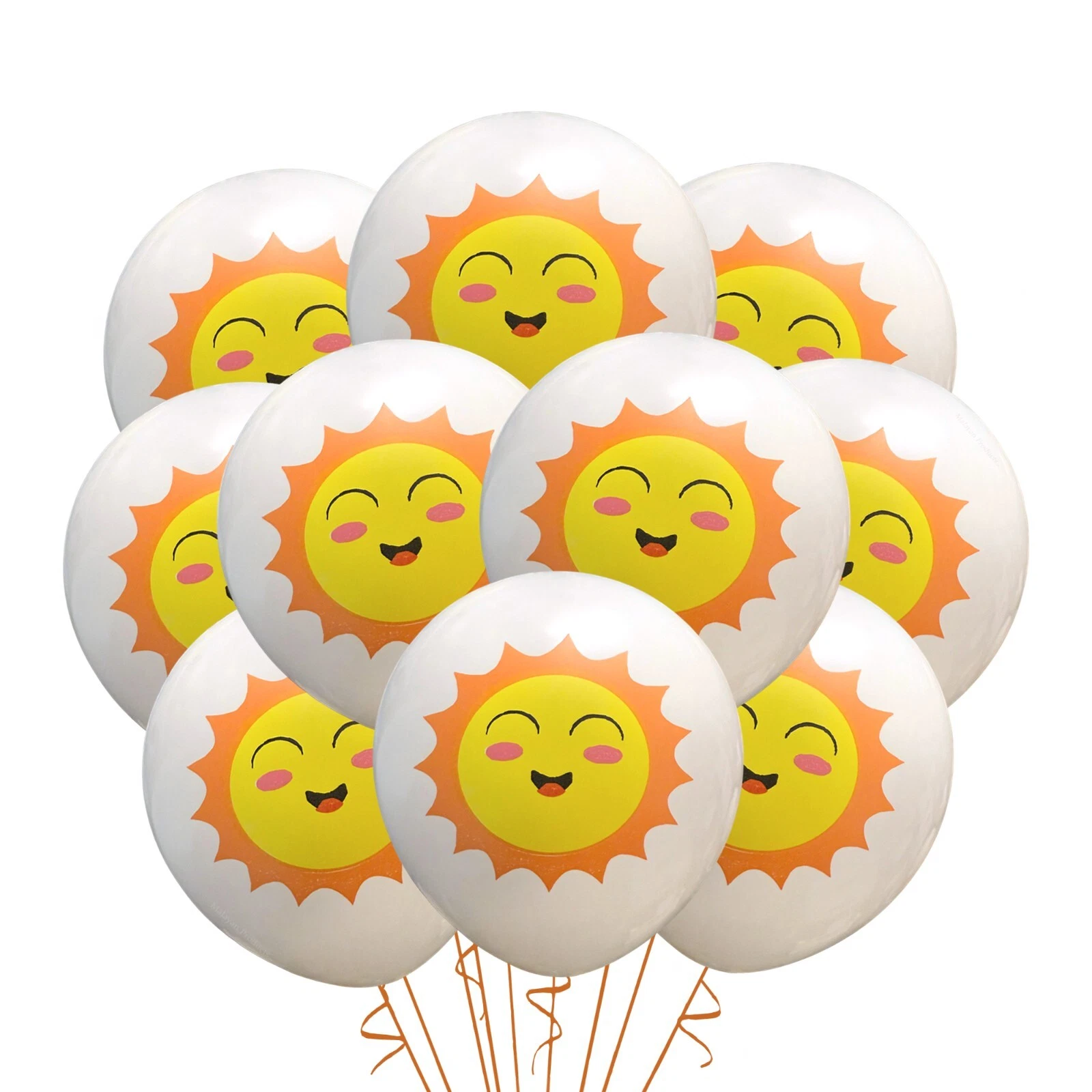 Sun Balloons 12Ct, Sunny Birthday Party, Sunshine Theme Decorations ...